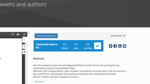 Now you can endorse papers on OSF Preprints with Plaudit